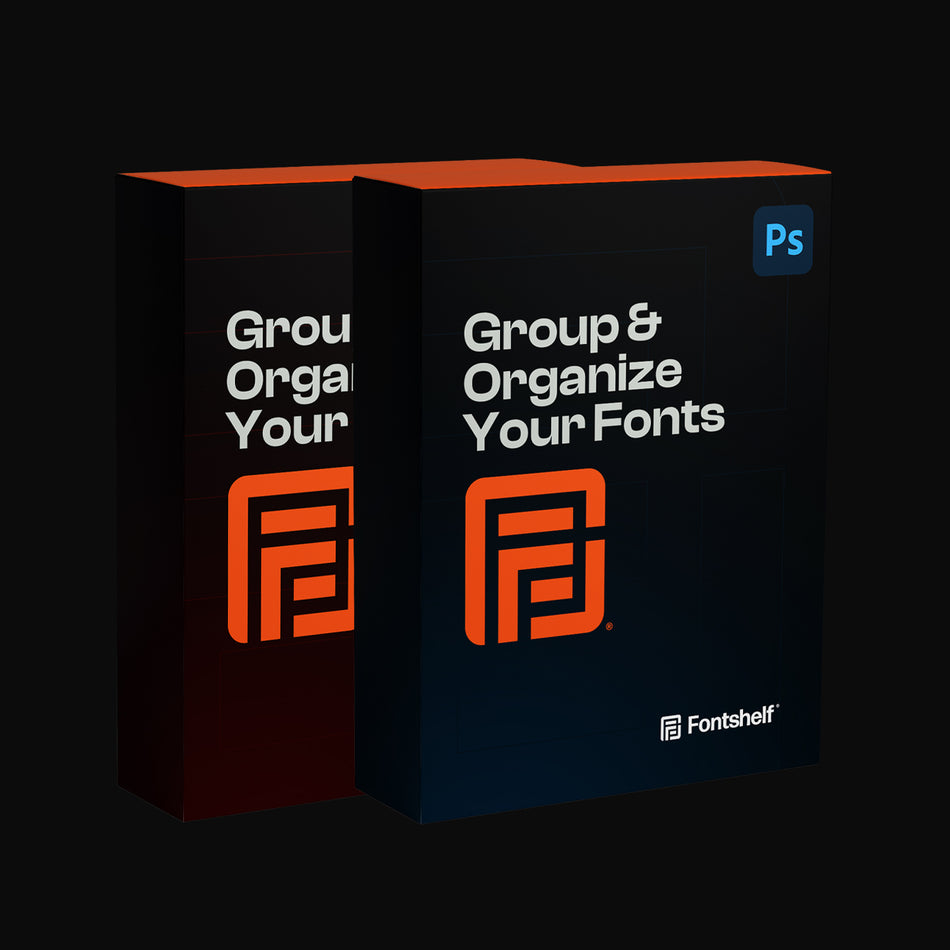 Fontshelf - Group Your Fonts In Photoshop & Illustrator